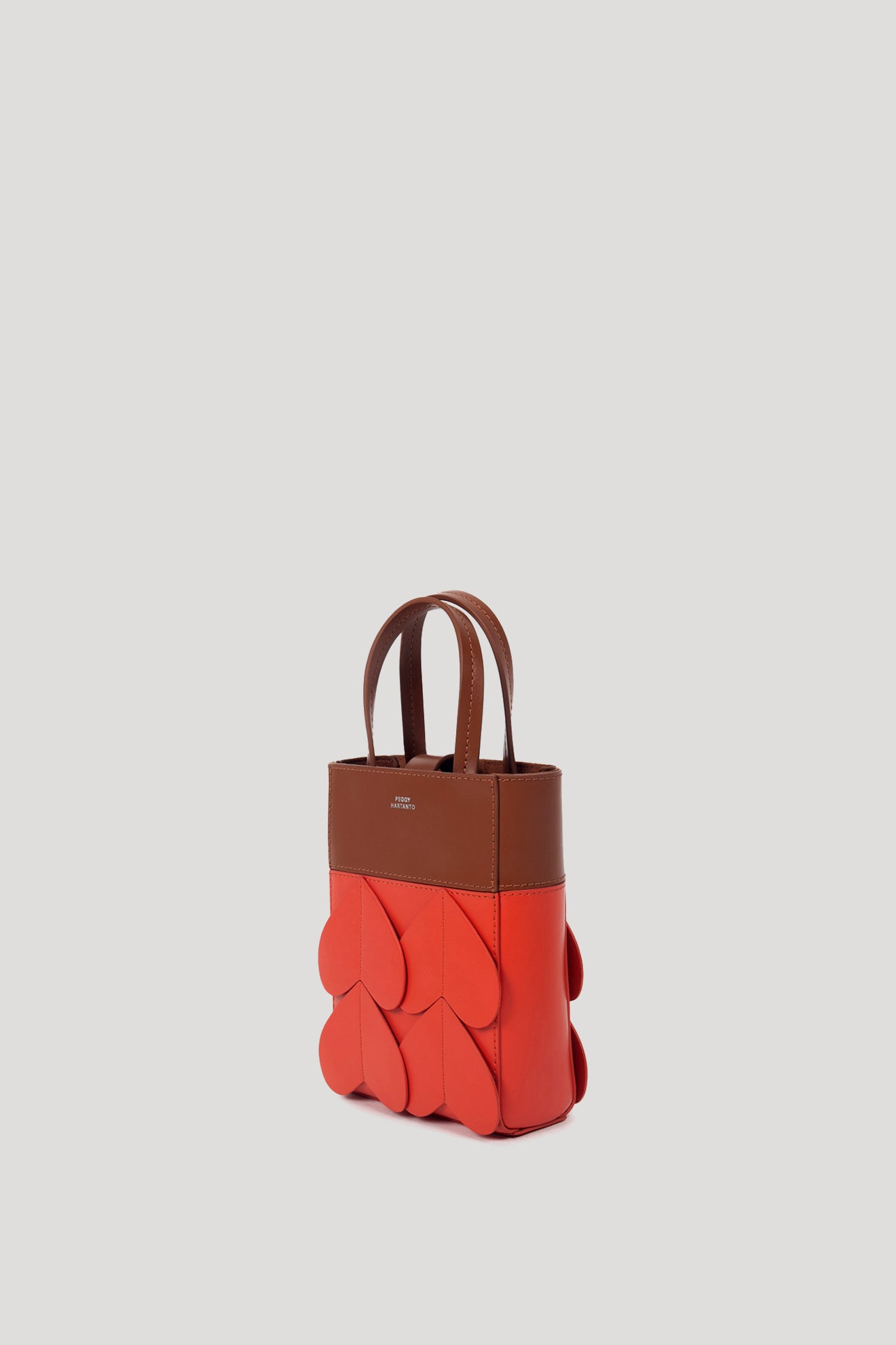 AXIL Mini Bag in Tan/Cinnabar – PEGGY HARTANTO