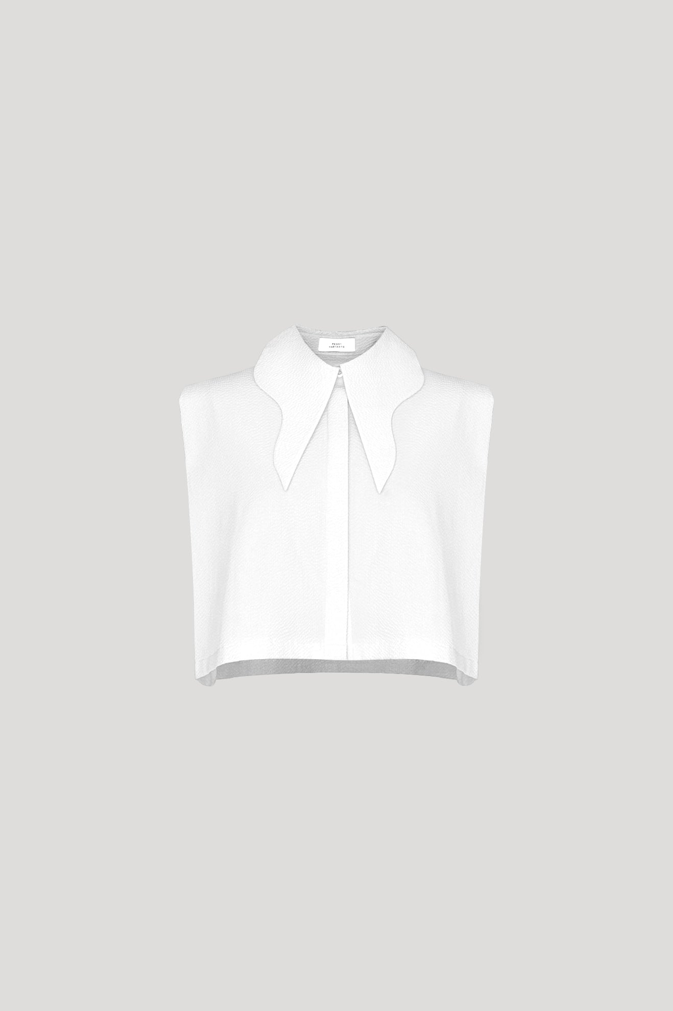 CLAM Top in White – PEGGY HARTANTO