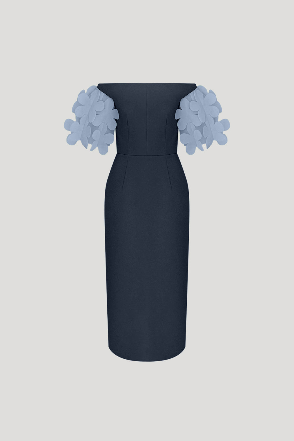 GALANT Dress in Dark Blue/Ash Blue – PEGGY HARTANTO