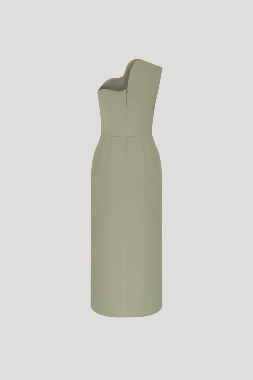 JIBBLEJAB Dress in Bud Green – PEGGY HARTANTO