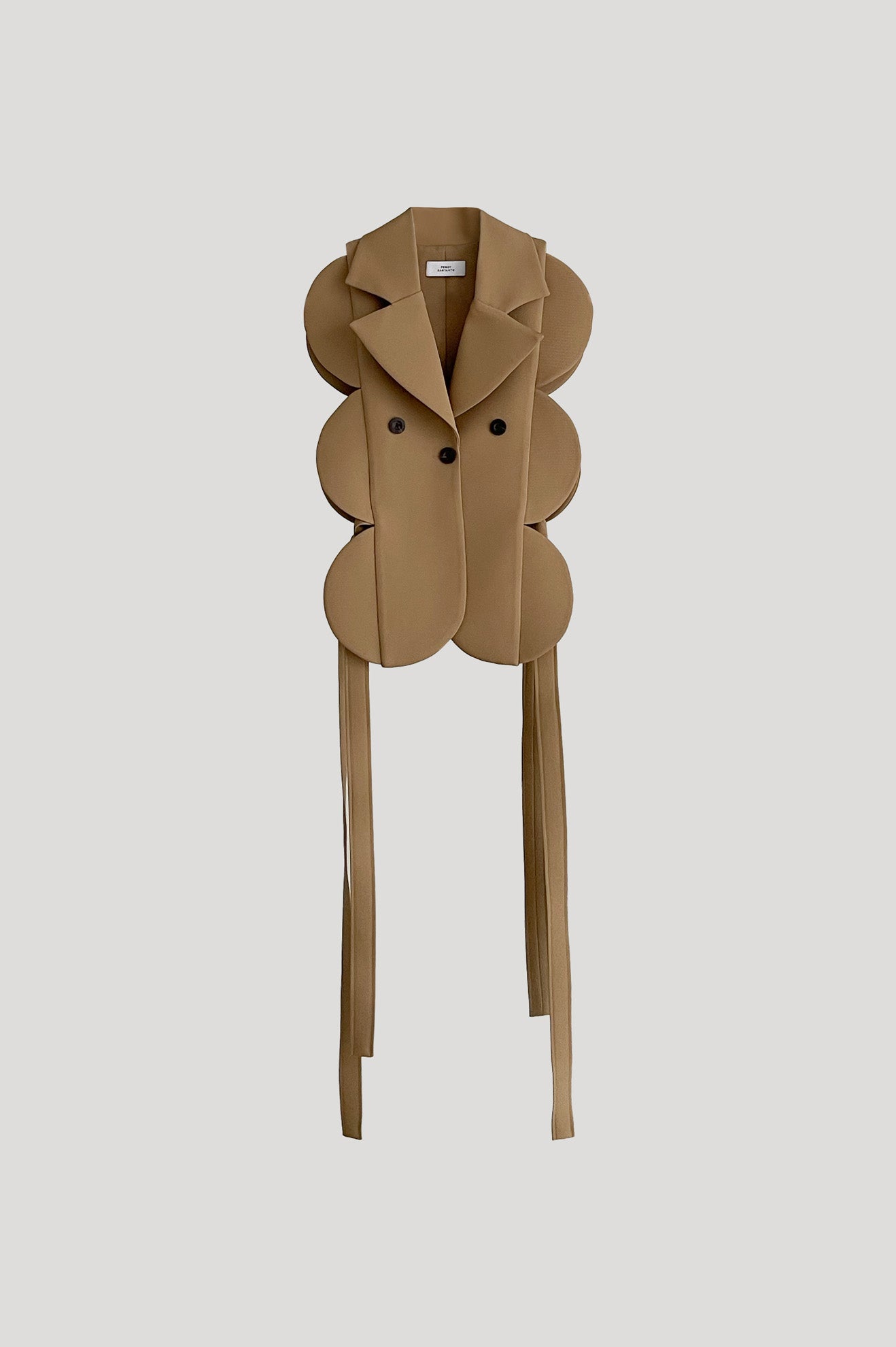 OCTOPUS Vest in Leather Brown – PEGGY HARTANTO