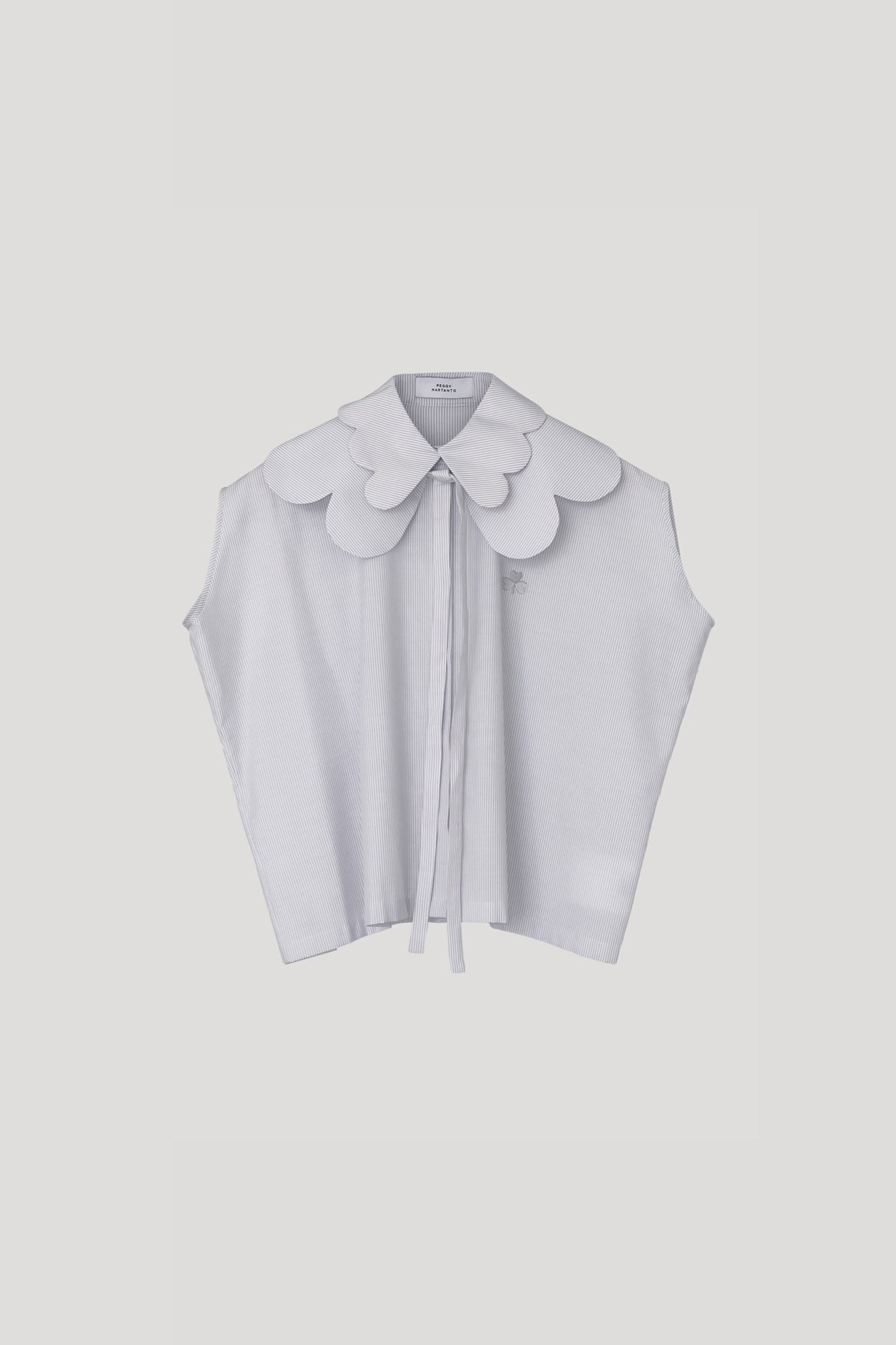 OCHOKO Top in Grey Stripes – PEGGY HARTANTO